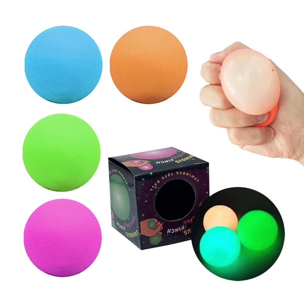 Wholesale Sensory Fidget Toys Color Changing Gel Stress Ball Luminous ...