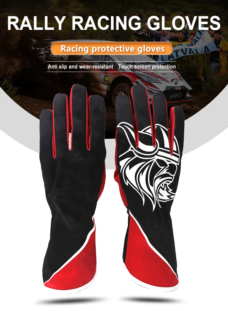Man Use Custom Kart Racing Karting Kart Motorsport Racing Kart Gloves ...