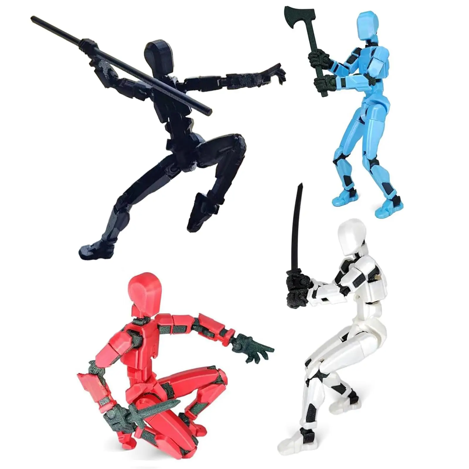 Titan13 3D Printed Fighting Robot Action Figure - DIY Toy