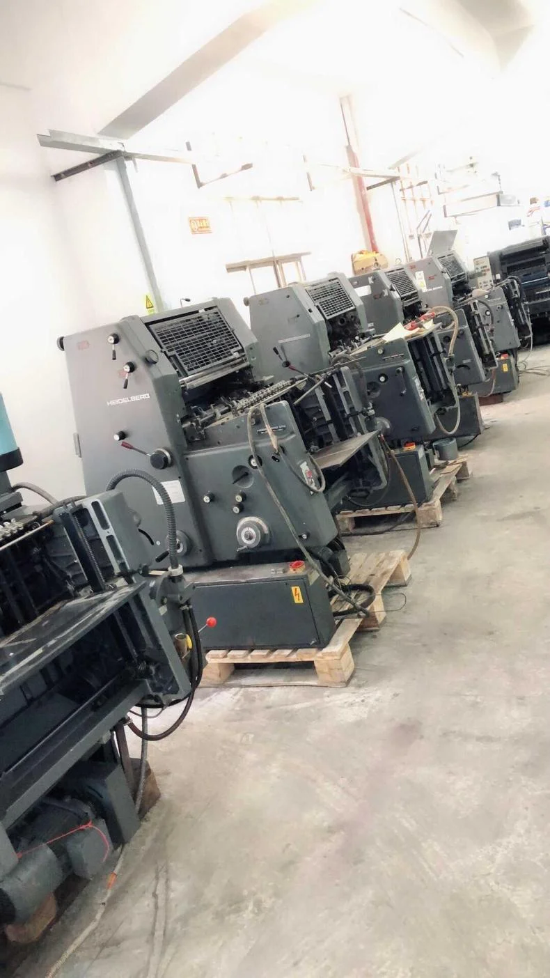 Used Heidelberg GTO52 2-Color Offset Printer for Bills & Cards - OEM