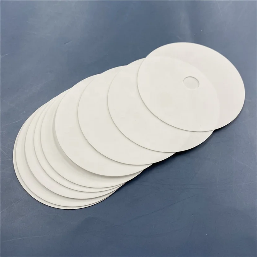 96% Al2o3 Wafer Alumina Ceramic Disc With Hole - Buy Alumina Ceramic ...
