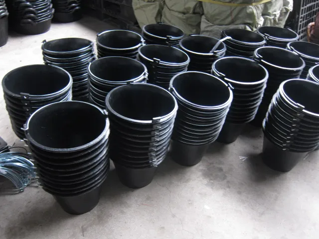 Recycled Rubber Bucket,Flexible Rubber Pail With Steel Handle,Cubo De ...