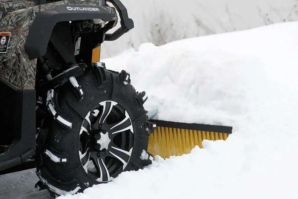 2023 YEARS ATV UTV BROOM BRUSH for CLEAN DIRTY SANDS LEAVES HAY ...