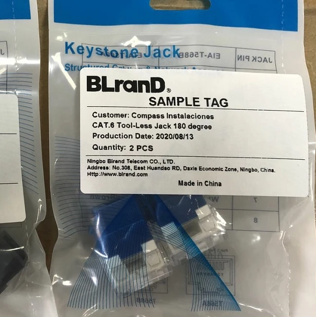 Keystone Jack Utp,Tool-less Type - Buy Utp Cat 5e Cat6 Cat6a Rj45 ...