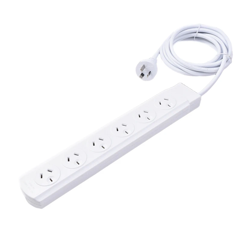Australia SAA Power Board 6 Way Outlet Extension Australia Universal ...