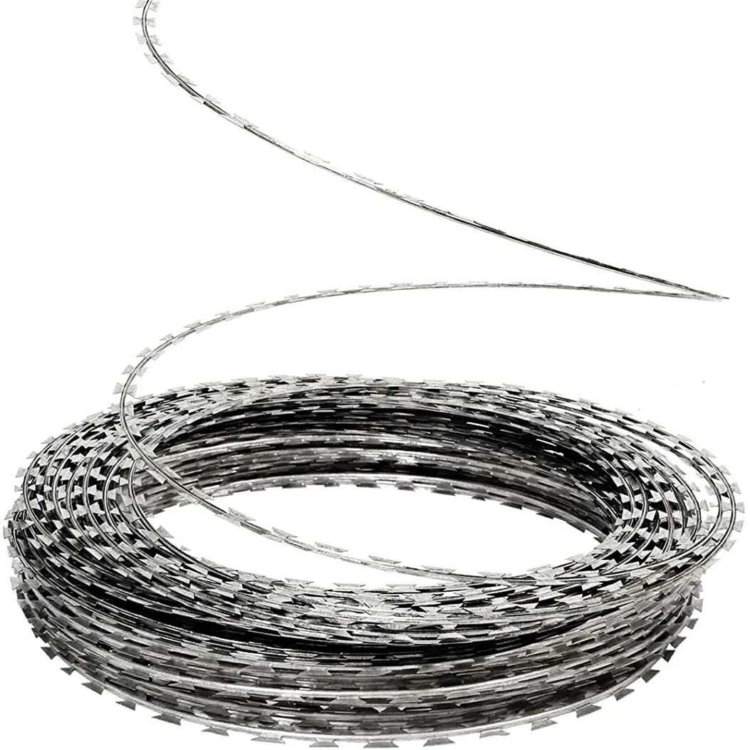 Alambre Con Navajas 2 Pz Bardas - Cercas Puas Concertina seguridad ...