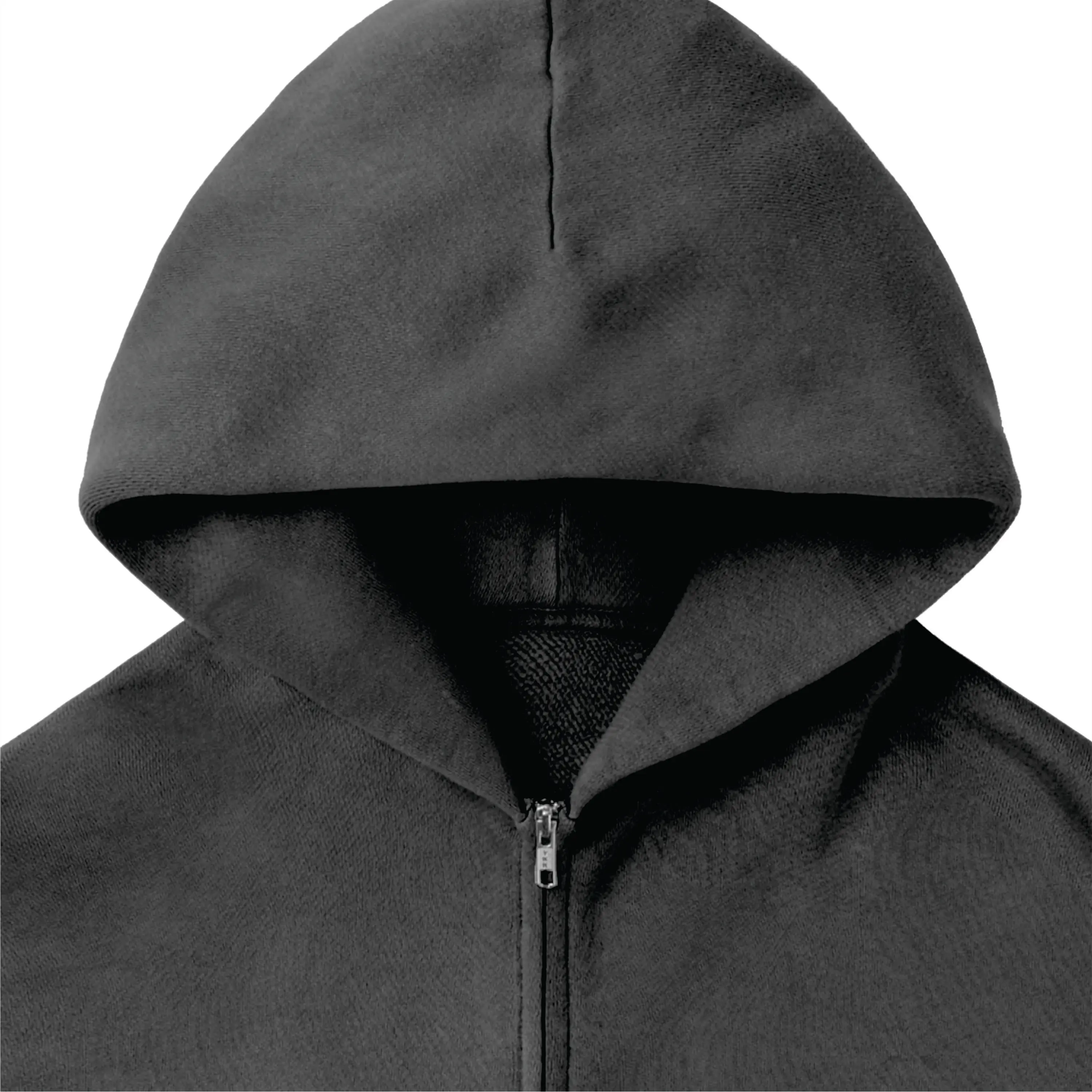 Custom Plain Zip Up Hoodie Men Hoodies Wholesale Heavy Weight Premium ...