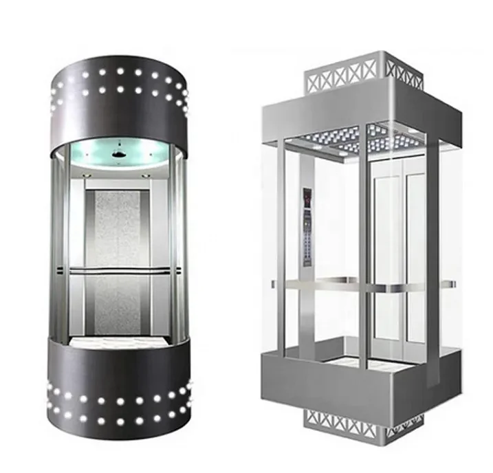 Glass Round Sightseeing Lift Panoramic Sightseeing Elevator Lifts - Buy ...