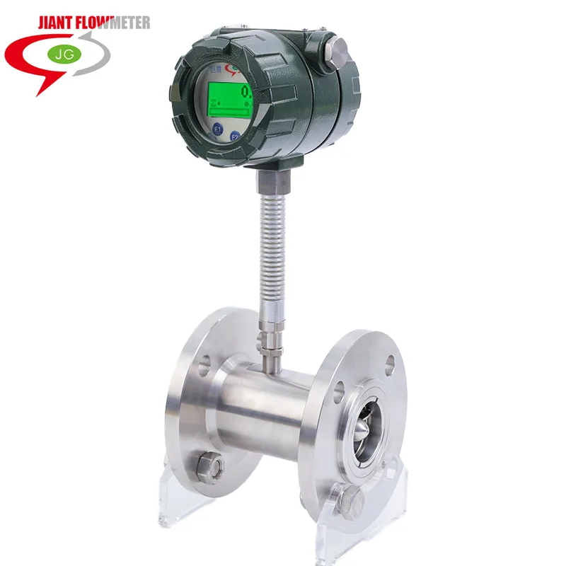 High Precision Liquid Turbine Flowmeter Cryogenic Intelligent Oil Flowmeter 0il Turbine ...