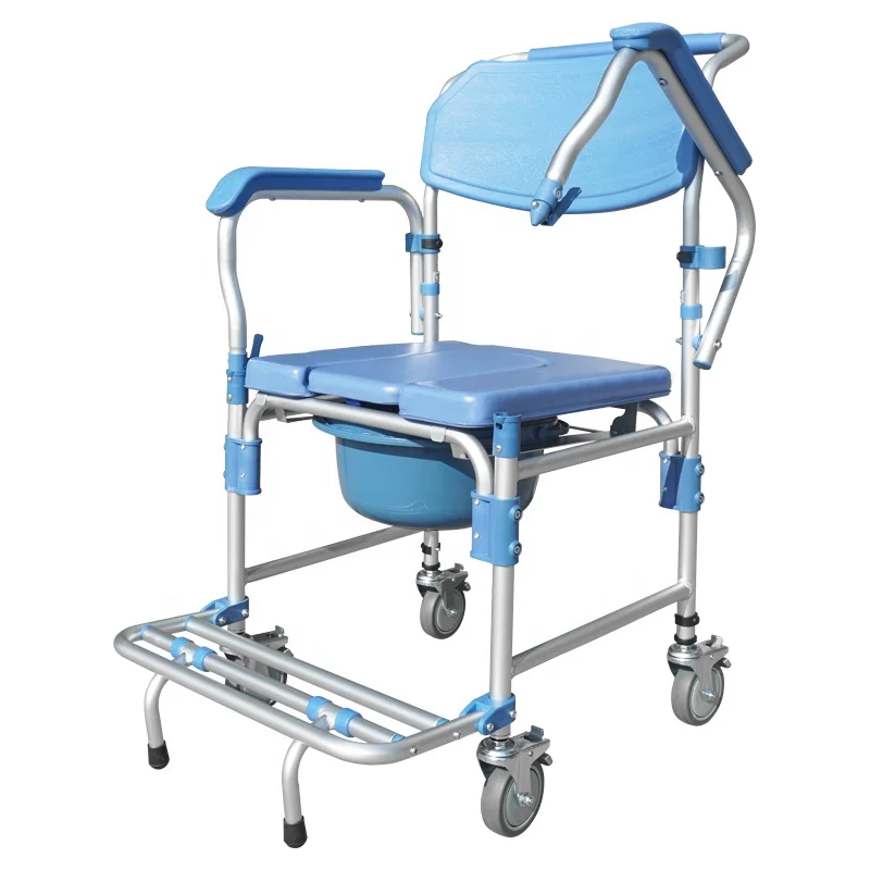 Drop Arm Bedside Patient Transfer Mobile Commode Chair Toilet - Buy ...