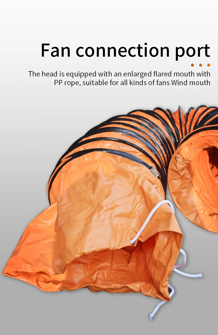 High Temperature Flexible Pvc Plastic Tube Spiral Insulated Ventilation ...