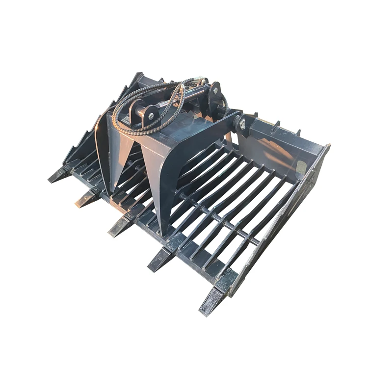 60-in Tractor Attachments Tractor Implements Fine Grade Rock Grapple ...