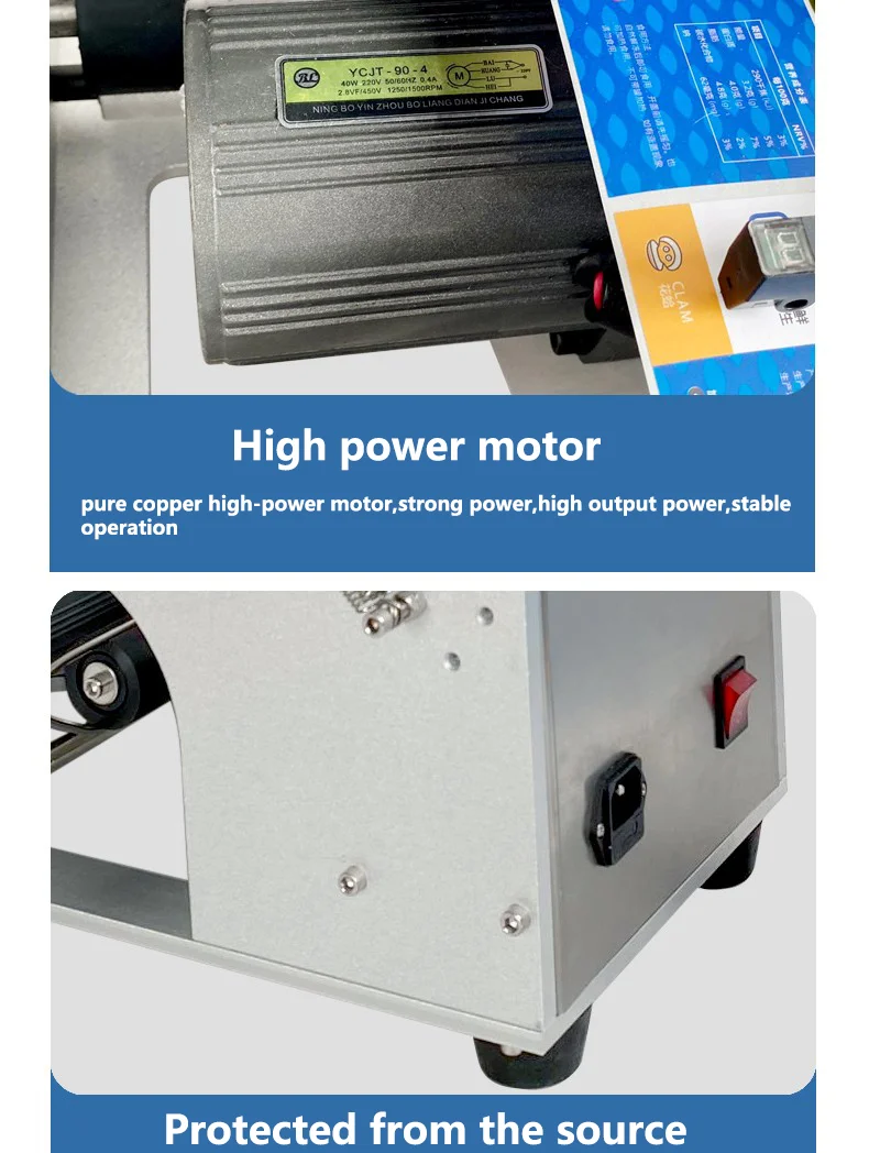 Electric Desktop Sticker Labeling Machine Semi-Automatic Small Glass ...