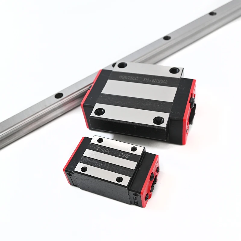 20mm HGR20 Linear Guide Rail Flange Linear Bearing Block HGW20 HGW20CA HGW20CC Square Linear ...