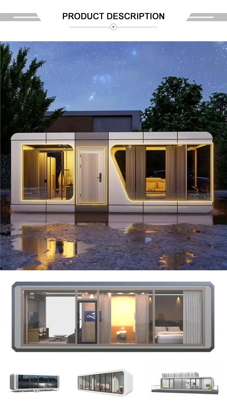 Modern Elegant Design Prefab Apple Container Homes Modular Portable ...