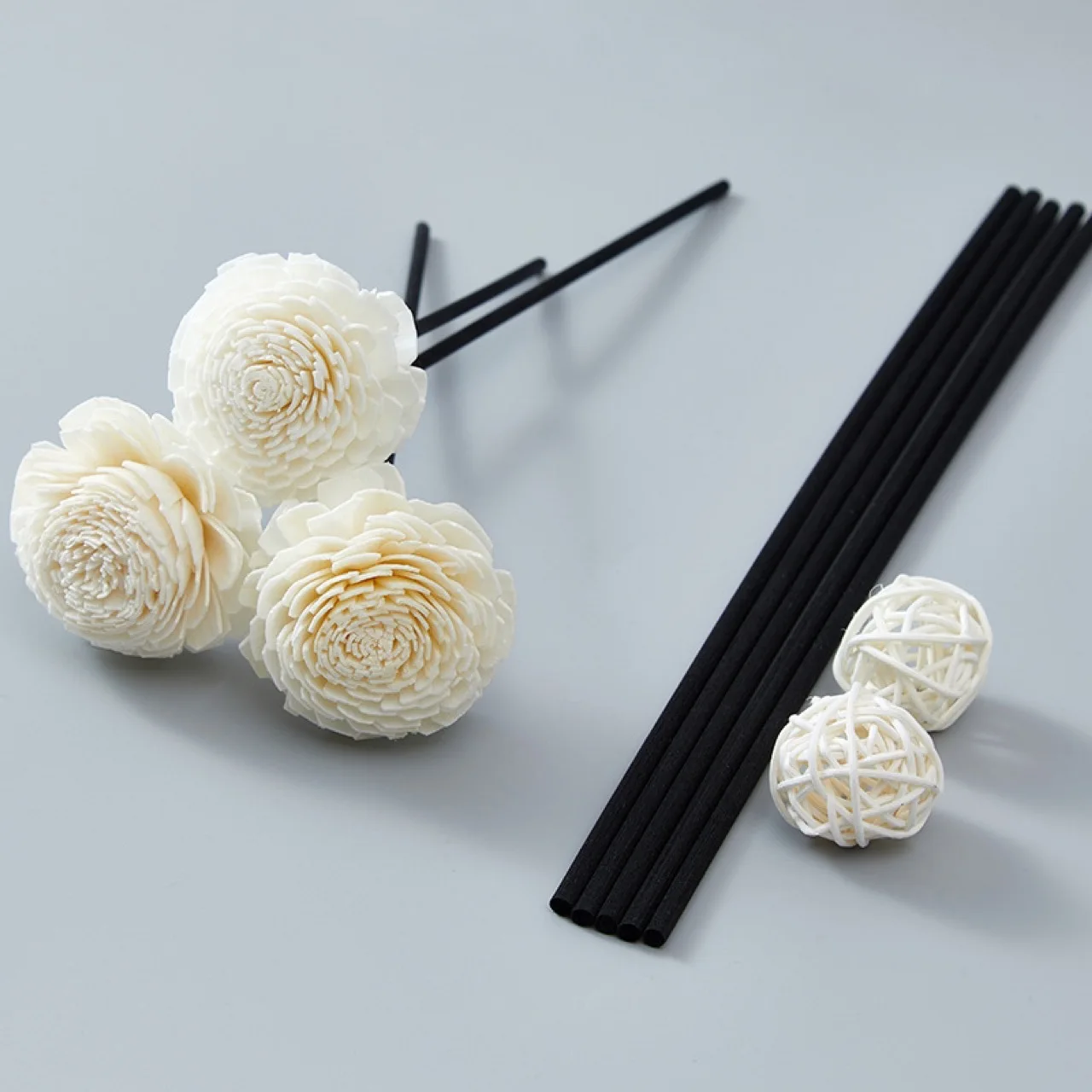 Sola Flower Stems Peony Rose Sola Flowers Wholesale Reed Diffuser Wood ...