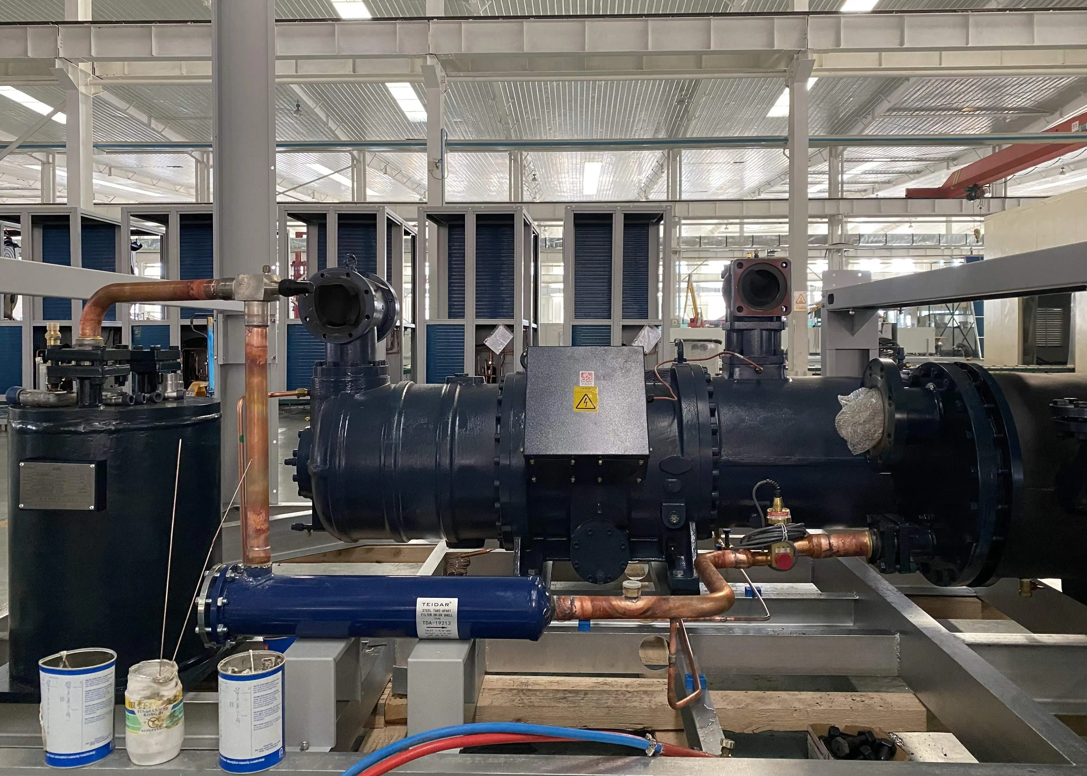Efficient Long Life 250-2500 Kw Box Type Air Cooled Screw Chiller Unit ...