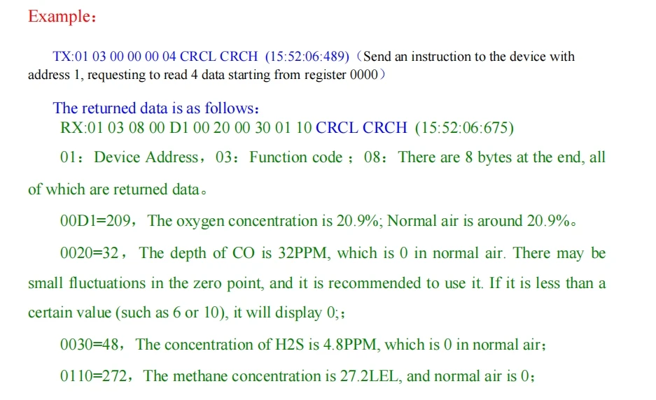 YYS Gas Sensor Integrated Module 4-in-1 Industrial Gas Sensor Module ...