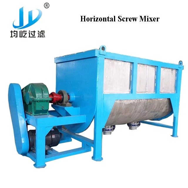 U-shape Hopper Horizontal Powder Screw Mixer Ribbon Mixer Machine ...