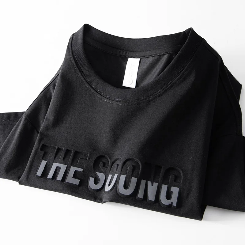 Finch Garment Summer Men Embossed T Shirt Cotton Tshirt Custom 3d ...