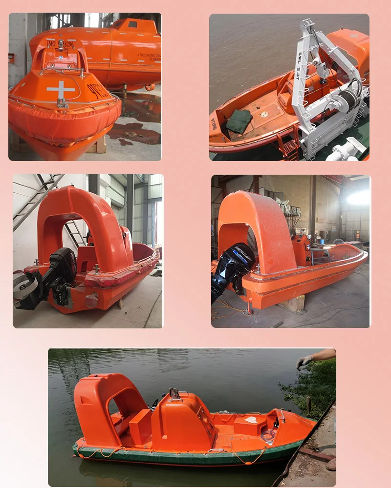 SOLAS Approved High Speed 6m Fast Rescue Boat for Sale with 6-15 ...