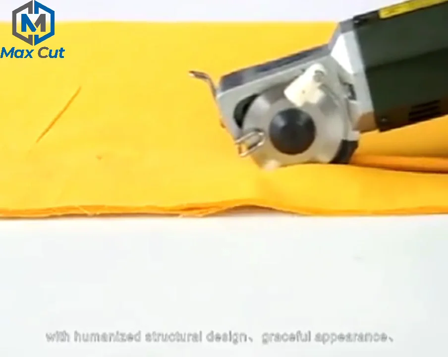 Industrial Garments Cutting Machine Handheld Rotary Cutter For Fabric ...