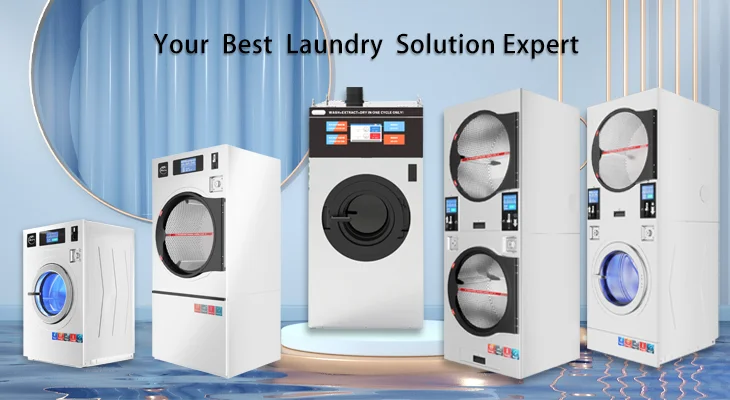 Cheap Stack Washing Machine with Dryer - Coin Operated