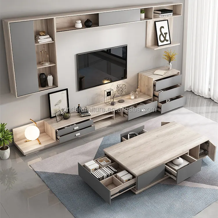 Modern Wooden Console Bench Tall Console Cabinet Office Tv Stand Wall ...