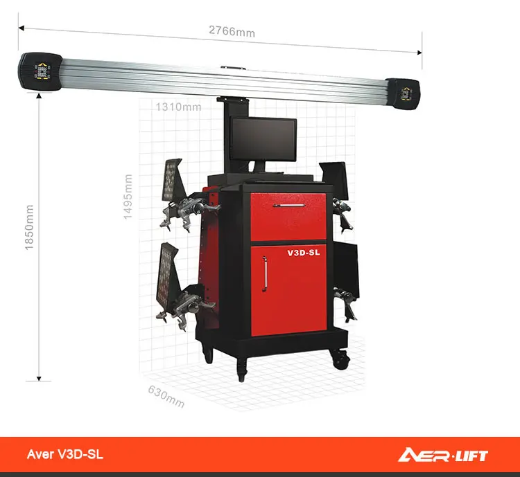 Aver V3D-SL 3D Wheel Alignment Machine - Precision & Efficiency