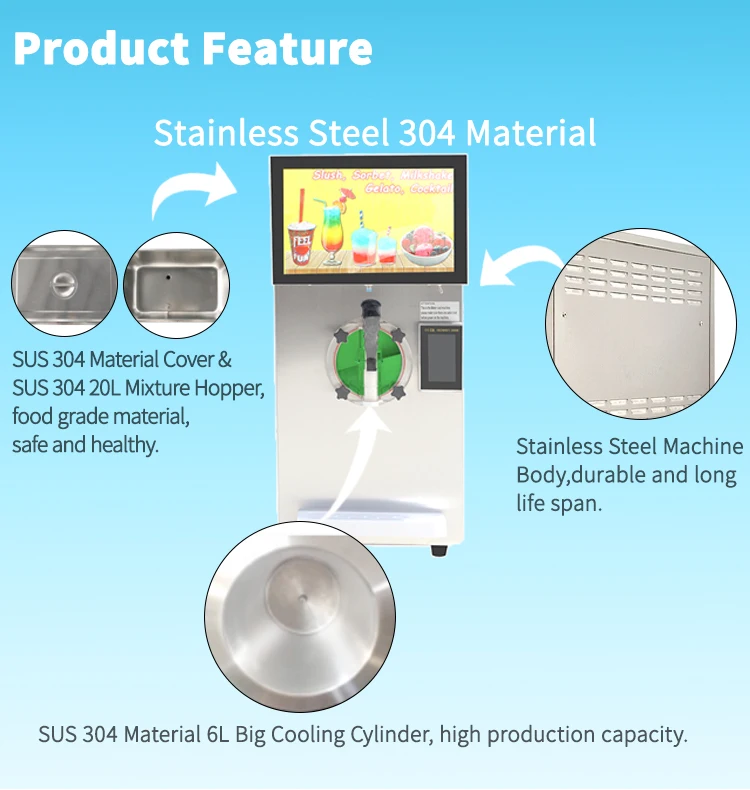 Acai Machine for Slush & Frozen Drinks - 15L Tank OEM | Wholesale