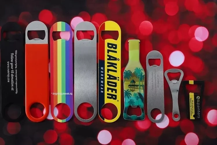 Wall Mounted Bottle Opener - Custom Sublimation Stainless Steel