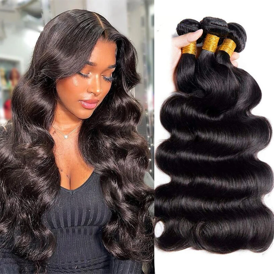 2a Bundle 100% Human Hair Bundle Body Braid Bundle Brazil Braid Human ...