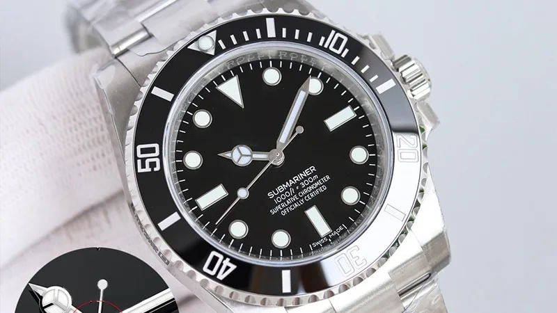 Branded Logo Stainless Steel Bracelet Black Face Time Only No Date ...