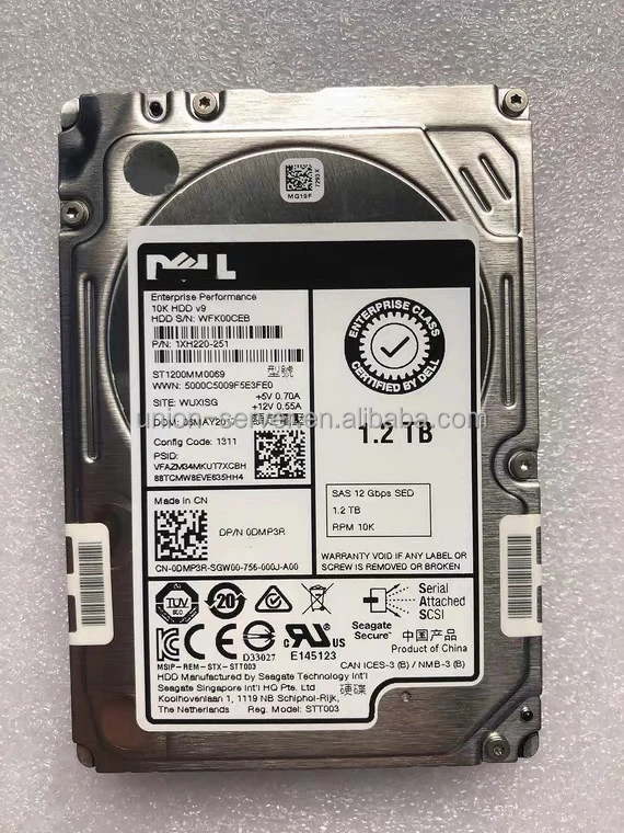 0DMP3R用于Dell G14 1.2-TB 12G 10K 2.5 SED SAS w/DXD9H热插拔硬盘驱动器| Alibaba.com