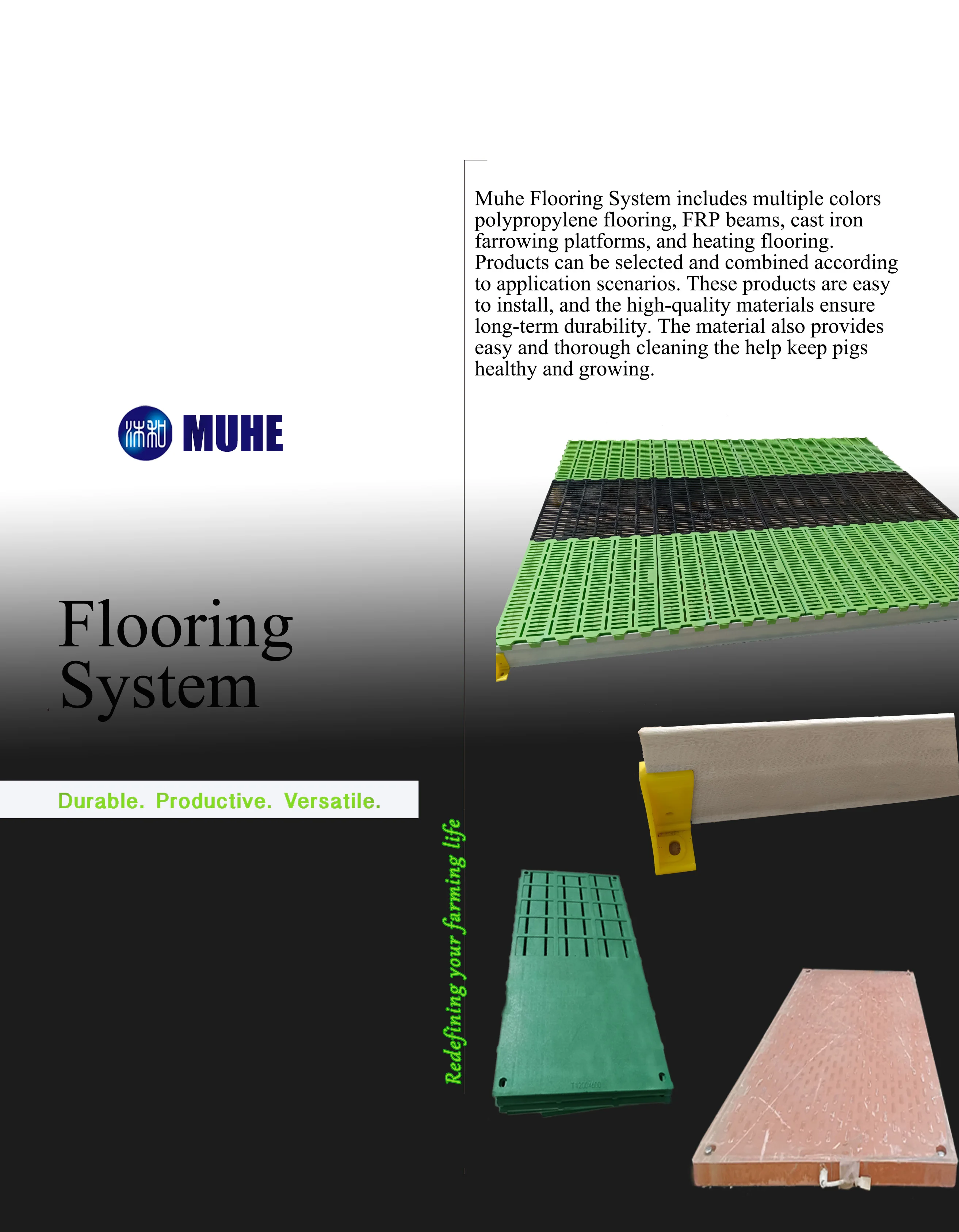 Plastic Floor Matting for Farrowing Crate Slats - Durable & Clean