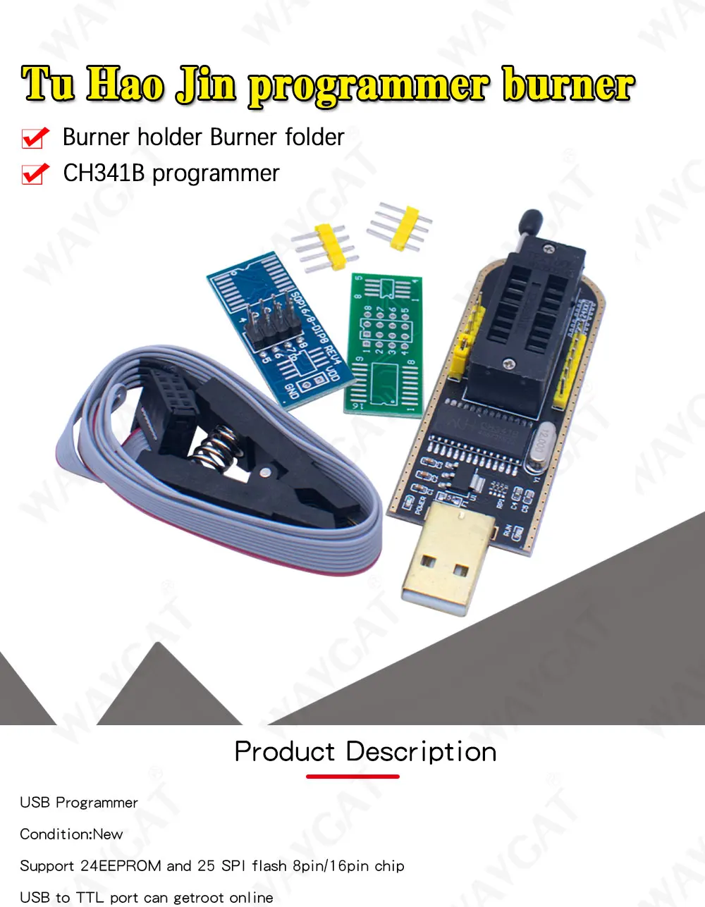 CH341B Programmer - Efficient USB Motherboard Routing