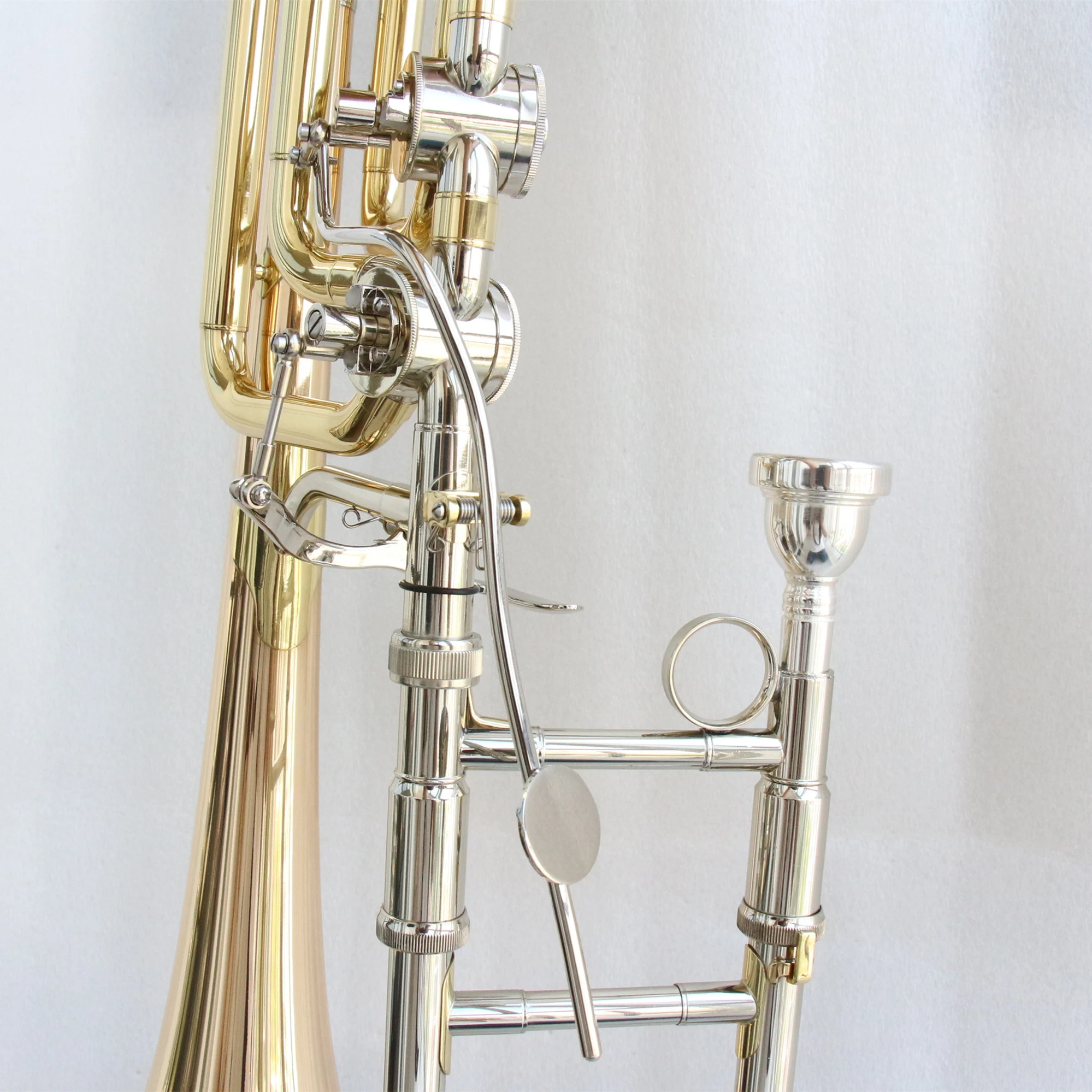 Professional Gold Lacquered Bass Trombone - OEM
