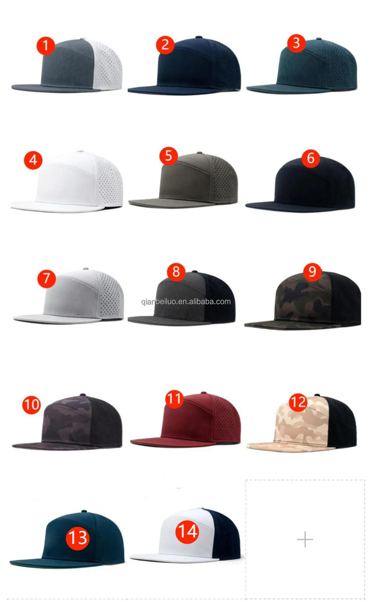 Hs15 Custom Men 6 Panel Logo Baseball Non-waterproof Veracap Snapback ...