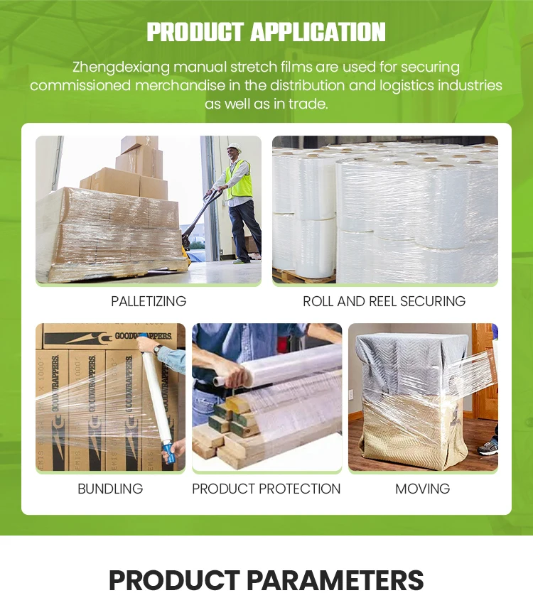 Professional Packaging Stretch Wrap Manual Stretch Film 50 Cm Long - Buy Stretch Film Manual ...