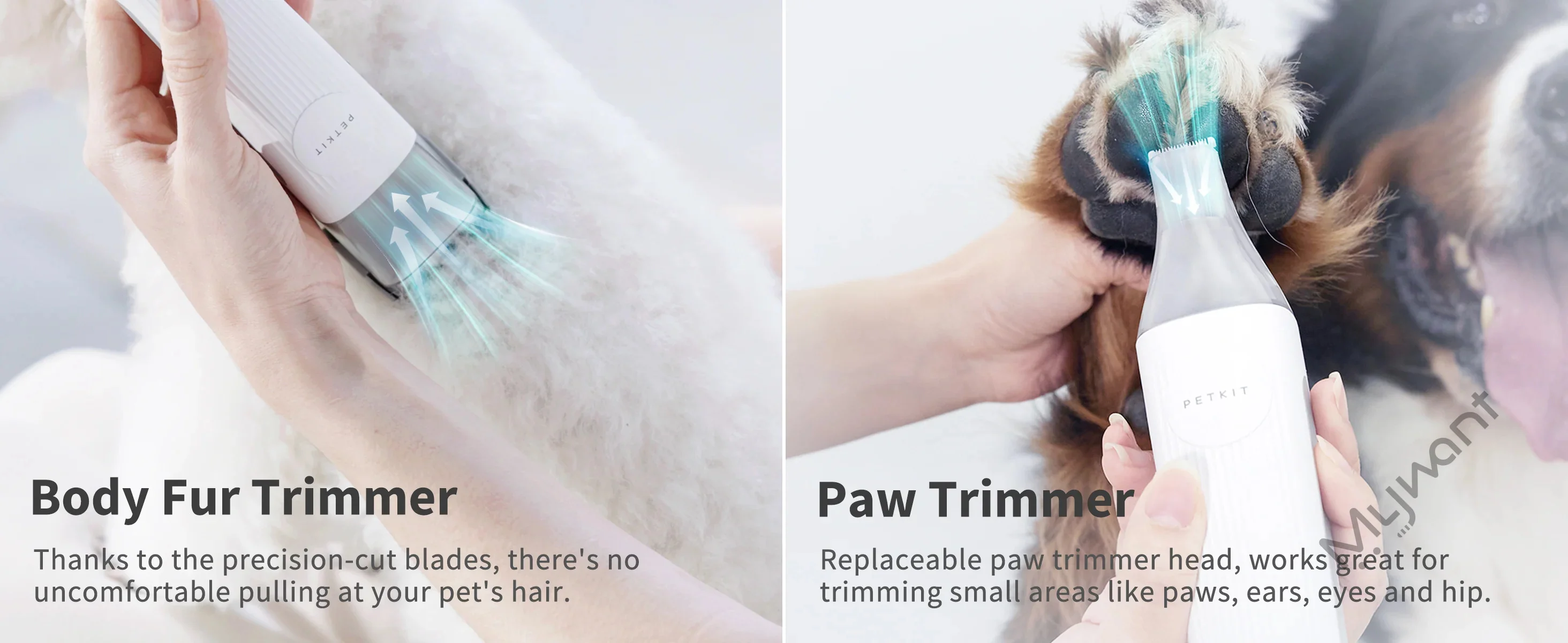 Petkit Airclipper 5-in-1 Pet Grooming Vacuum Kit With Powerful Suction ...