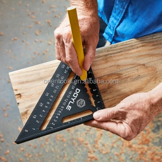 7 Inch High Precision Professional Aluminum Rafter Square for Roof and ...