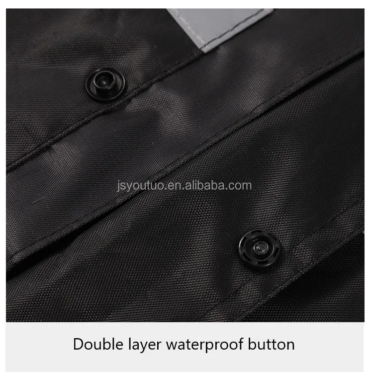 Custom Hooded Safety Long Rain Poncho Jacket Classic Raincoat ...