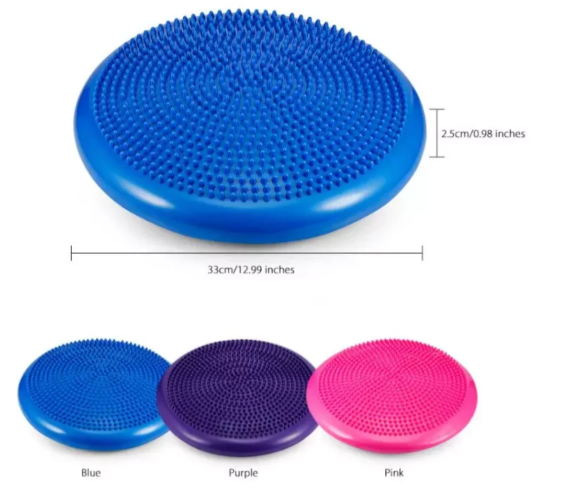Pvc Flexible Seating Inflatable Massage Stability Wobble Cushion Wiggle ...