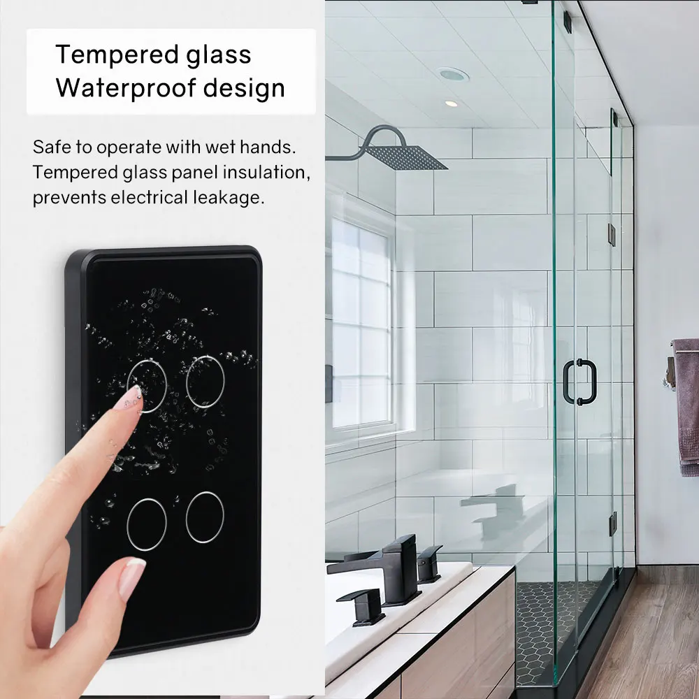 Tuya TYSH 1234 Gang Wifi Zigbee Smart Light Switch - US