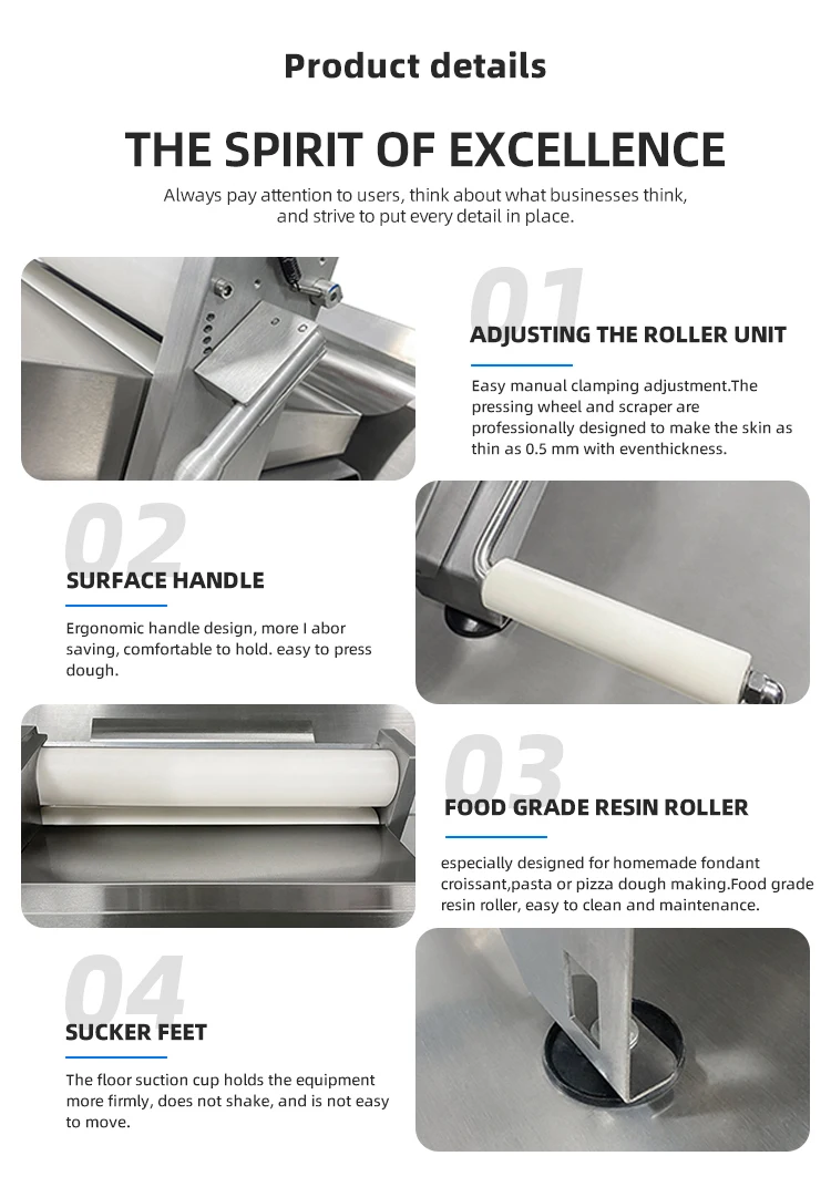 Automatic Croissant Manual Dough Sheeter Pastry Machine For Turkish ...