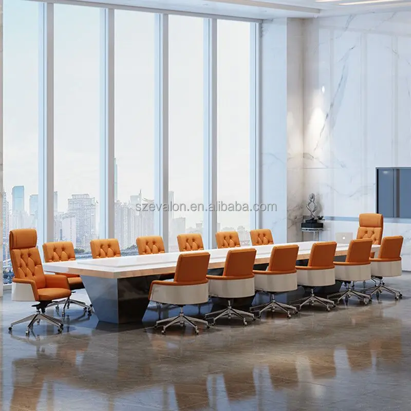 Classic Modern Office Desk Meeting Room Boardroom Conference Meeting ...