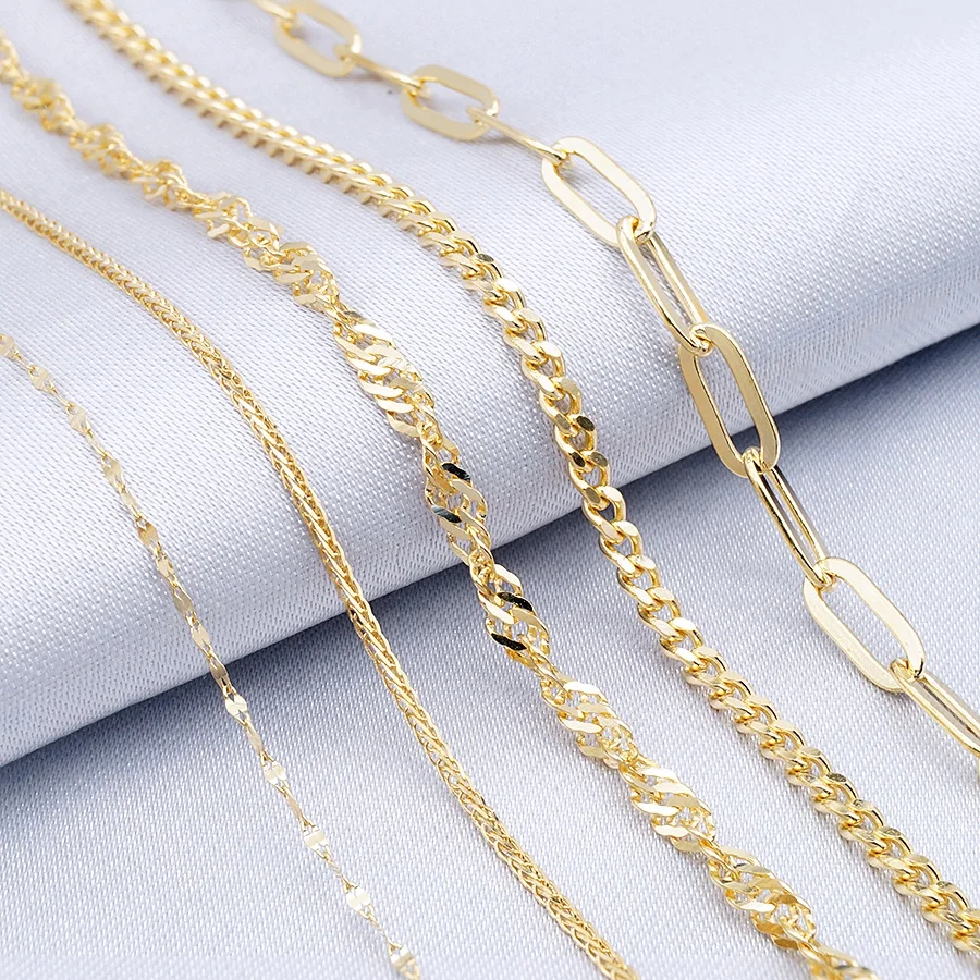 Wholesale Fine Solid Gold Chains - Real Jewelry Neckerlaces