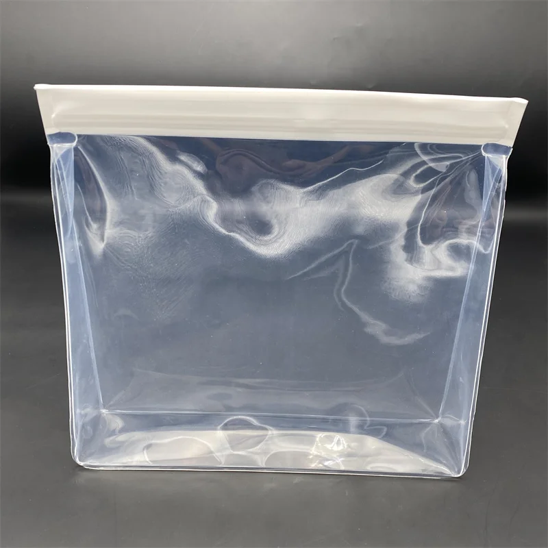 Customized Printing Company Logo Clear Plastic Packaging Pouch ...