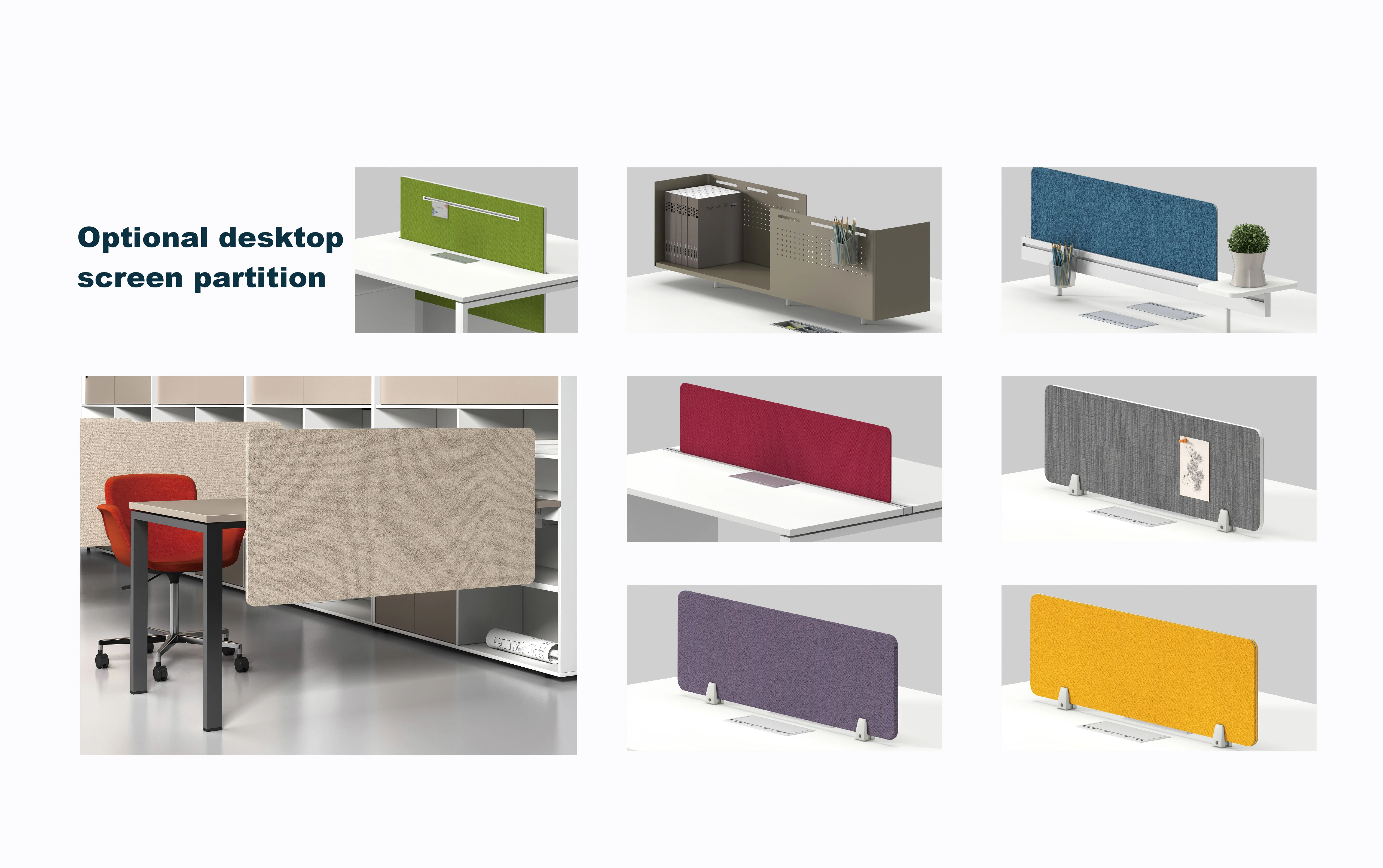 Modern Luxury Staff Workstation Office Desk Screen Partition Office ...
