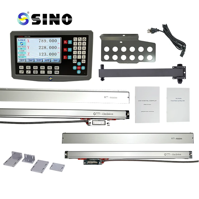 High Speed Lathe Tools Scale Sino Ka500 Linear Encoder Ruler For Lathe Milling Grinder Drill ...